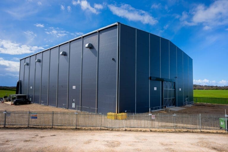 Industrial canopies by Spantech